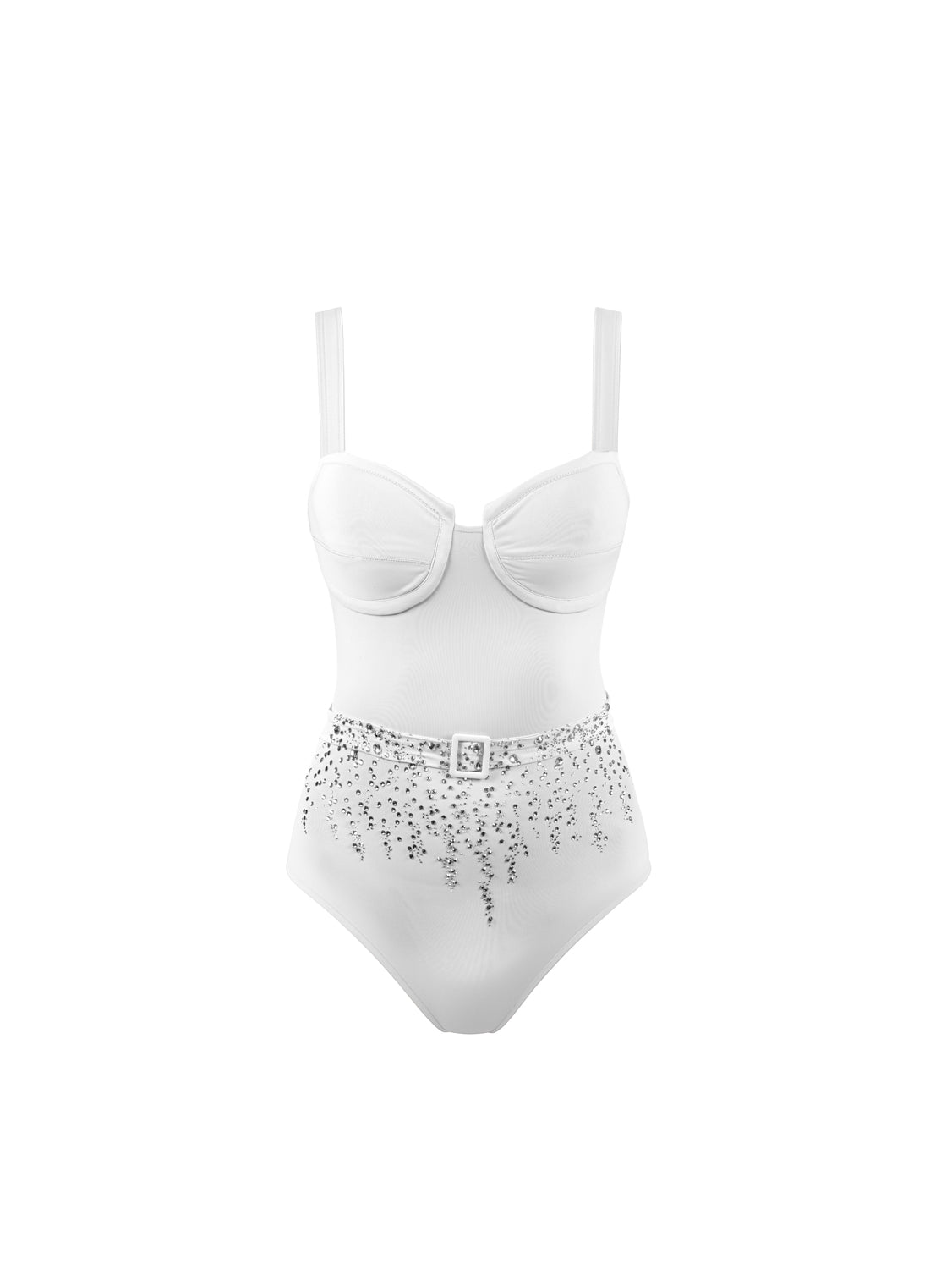 Halo Belted One-Piece Swimsuit – YA OMRI SWIMWEAR